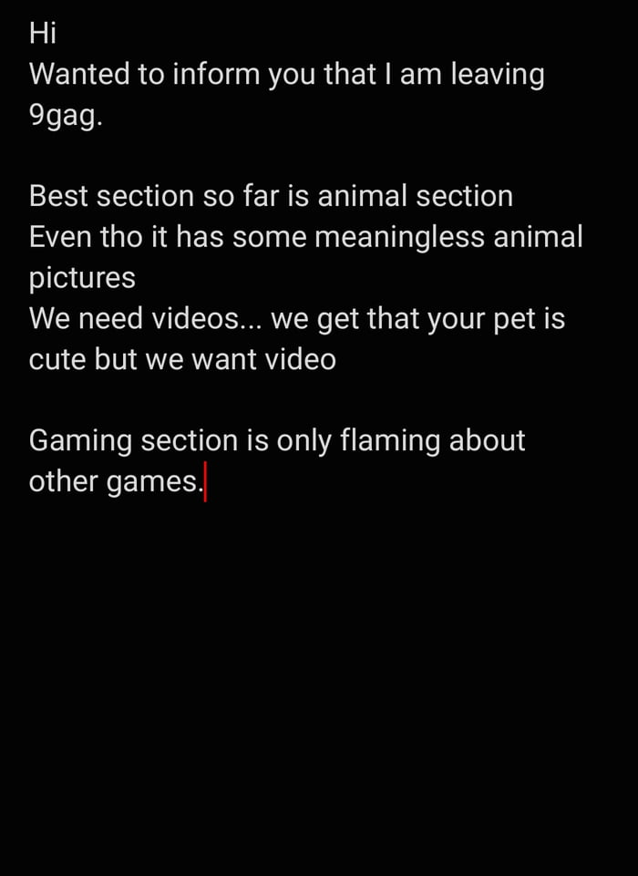 Bye 9gag