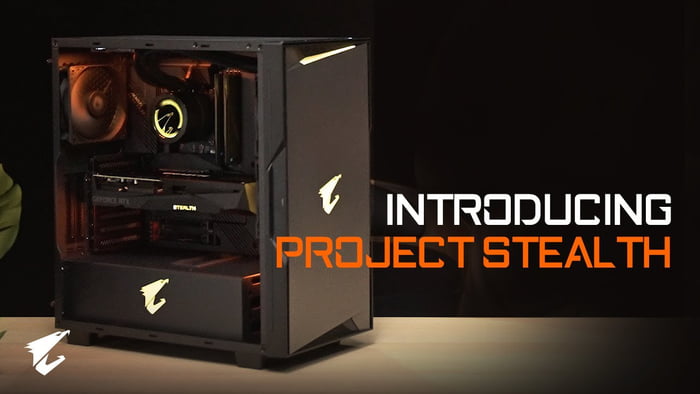 Gigabyte AORUS: Project Stealth. No more visible Cables (Sort of) - 9GAG