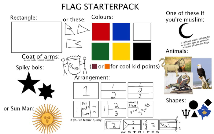 Flag Starterpack - 9GAG