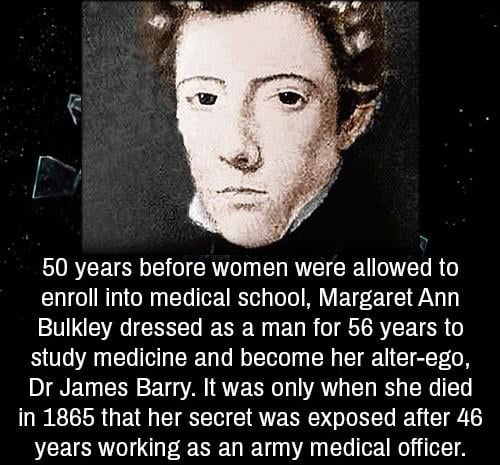 The Extraordinary Secret Life of Dr. James Barry! - 9GAG