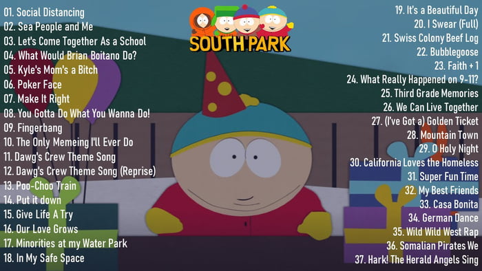 Eric Cartman's songs - 9GAG