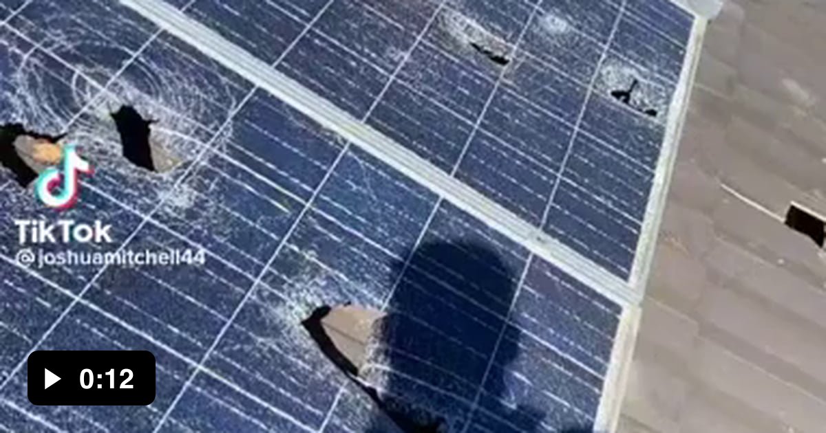 Aussie Hail? more like meteorites.. - 9GAG