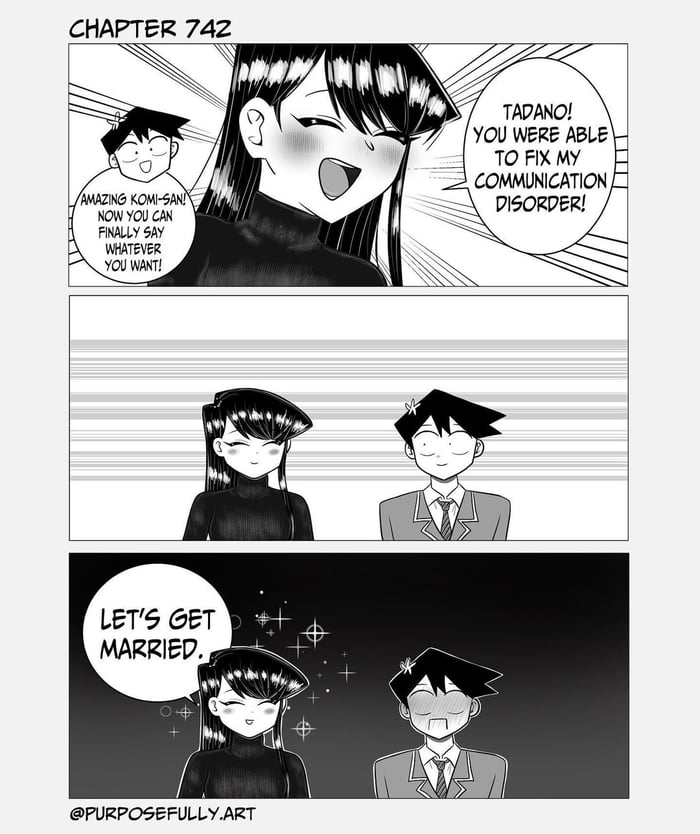 Komi-san CAN communicate. - 9GAG
