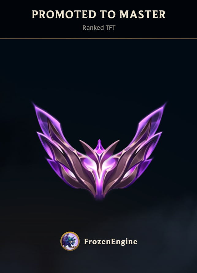 Started TFT set 6, hit masters for the first time. It's lit! - 9GAG