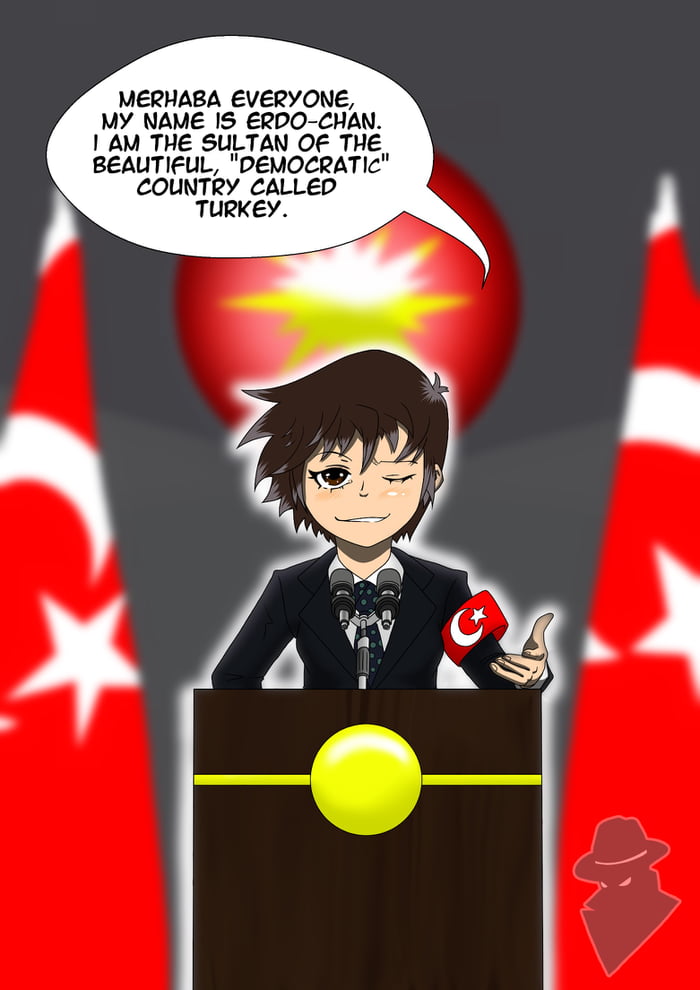 After the whole Erdogan Germany thing. Here’s my drawing from a year ...