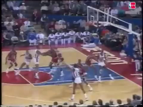 Michael Jordan, an air walk. This's why MJ was called AirWalk. - 9GAG