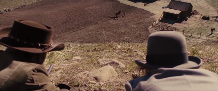 Django Unchained - Django intentionally shoots Smitty Bacall in a way ...