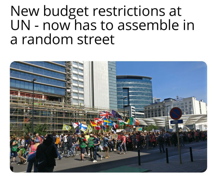 UN budget restrictions - 9GAG