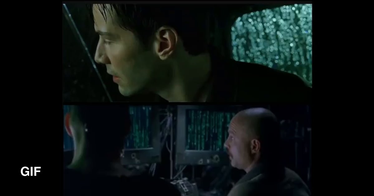 In the bug removal scene in "The Matrix"(1999), the rain on the car's ...