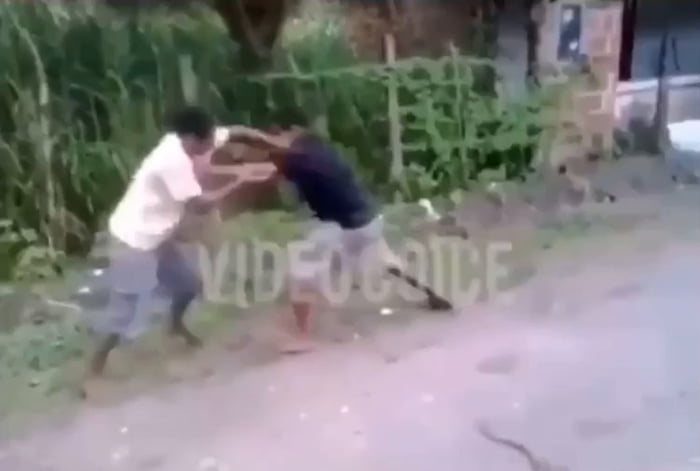 Kid tries to join the fight - 9GAG