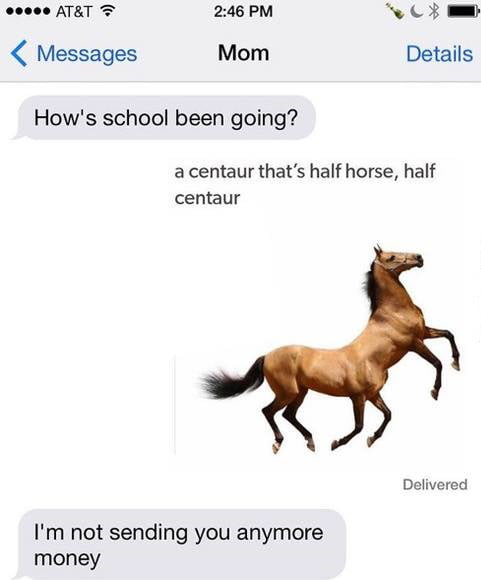 Wait till she sees the reverse centaur - 9GAG