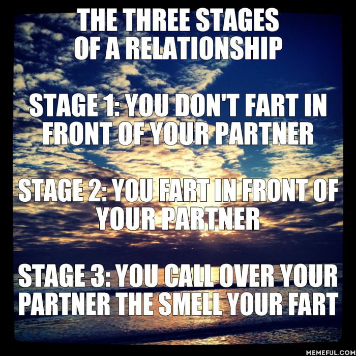 Stages of a relationship - 9GAG