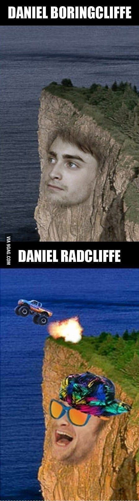 Daniel Boringcliffe VS. Daniel Radcliffe - 9GAG