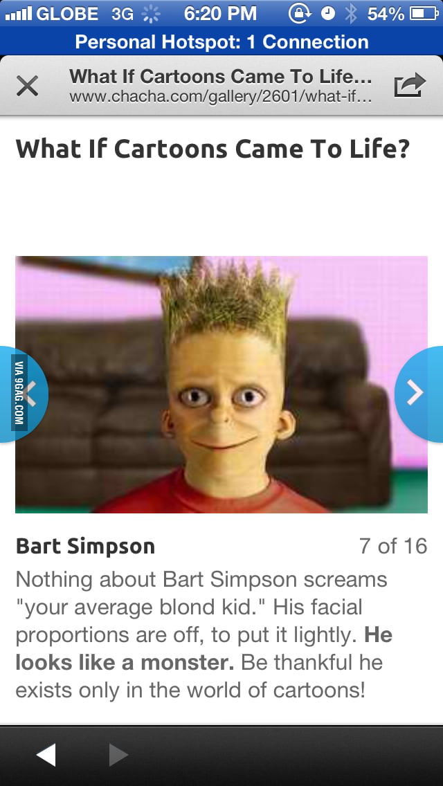 If Bart Simpson was real - 9GAG