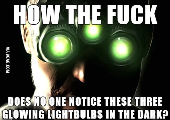 Splinter Cell logic - 9GAG