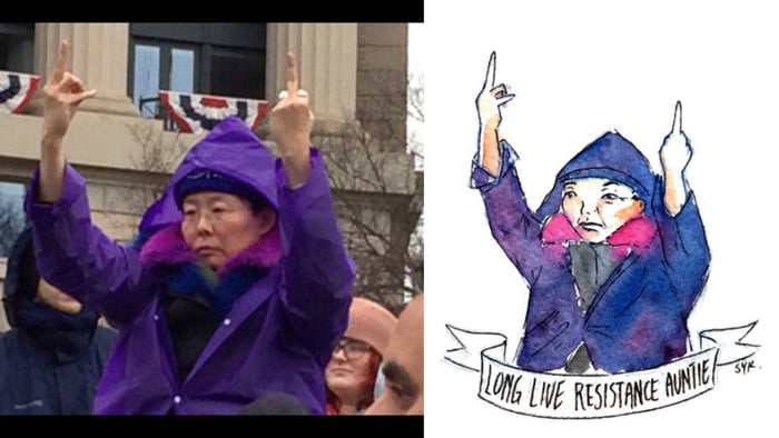 Long Live Resistance Auntie - 9GAG