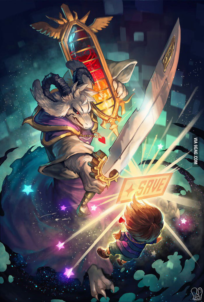 Asriel fight - 9GAG