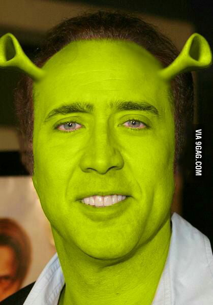 Shrekolas Cage. - 9GAG