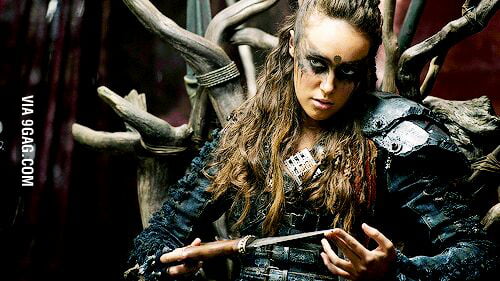 I don't usually like CW shows but I'm addicted to The 100, all hail Commander Lexa. - 9GAG