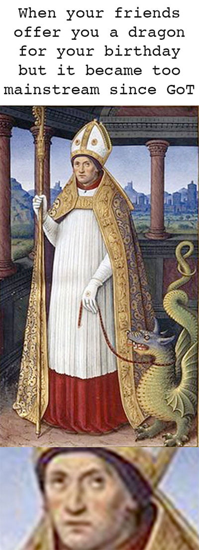 Oh that's so original *ironic Pope voice* - 9GAG