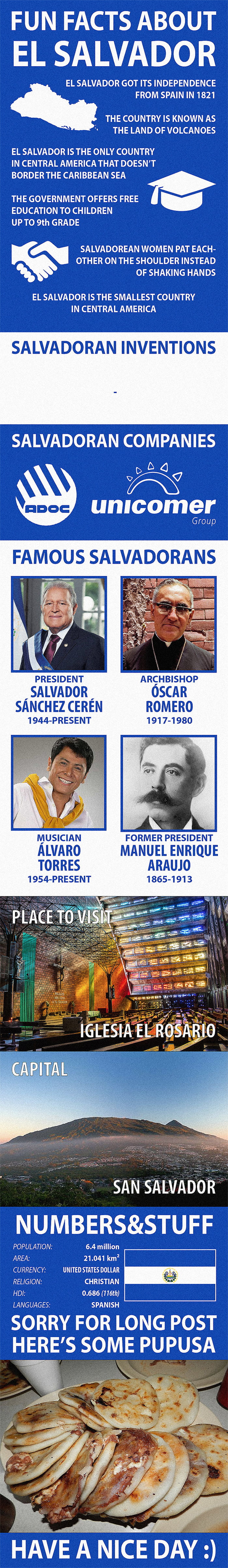 Fun Facts about El Salvador - 9GAG