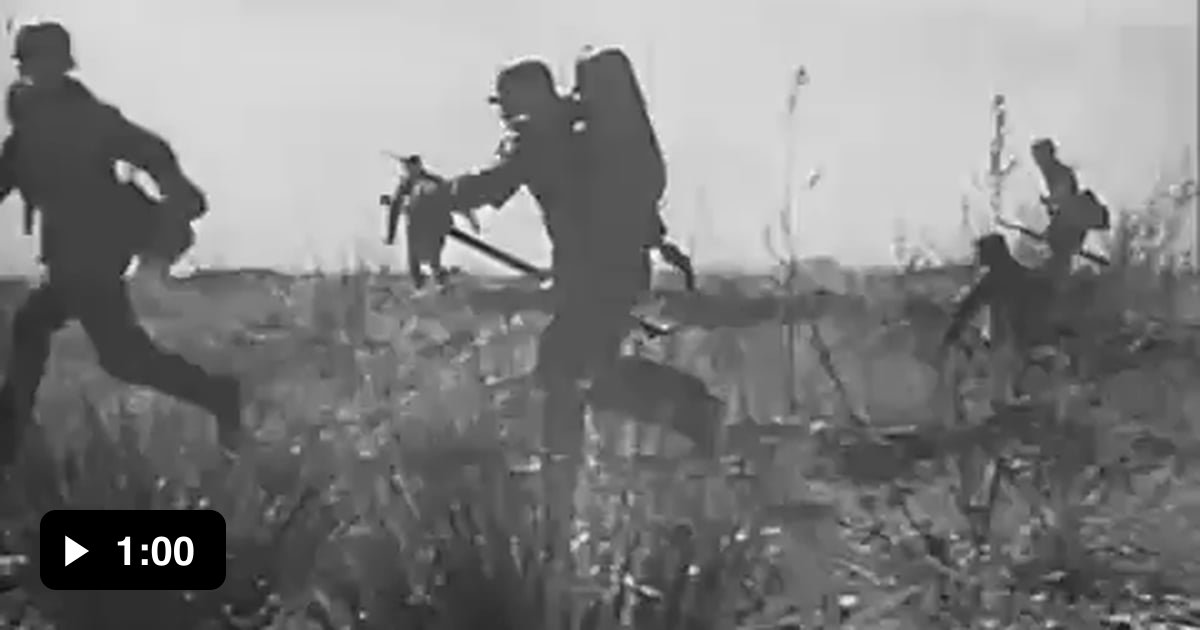 Here's some footage that shows the German Flammenwerfer 35 in action ...