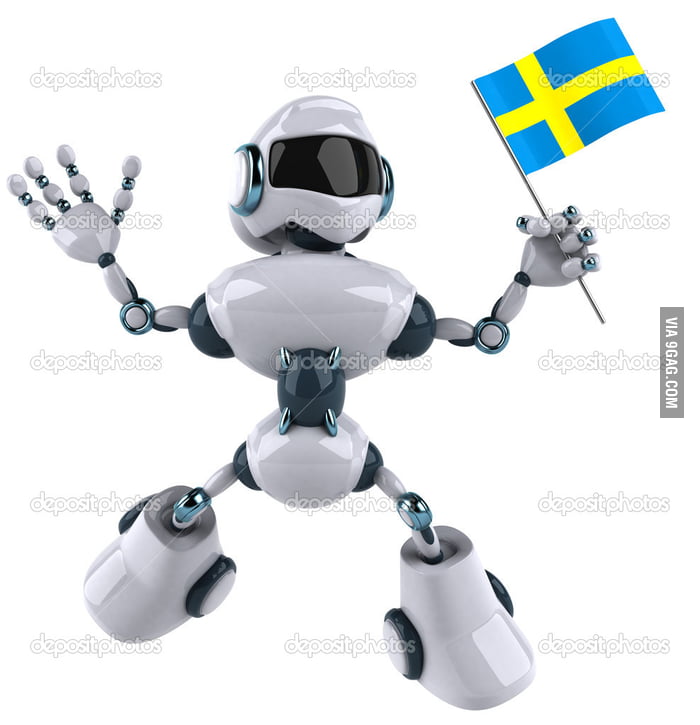 Sweden joins the robot fight - 9GAG