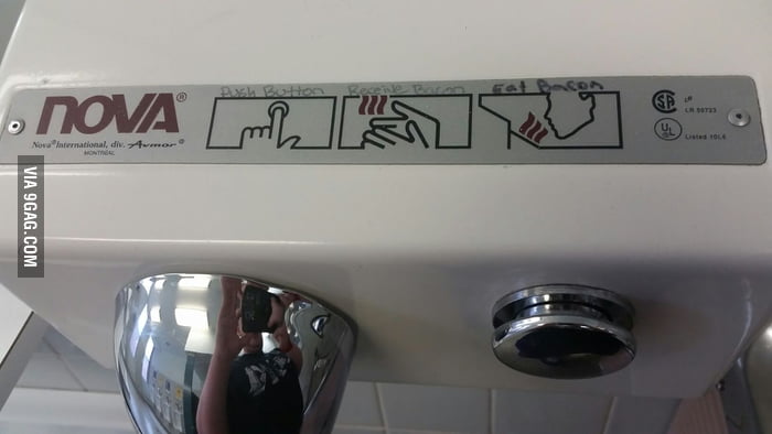 Push button, receive bacon, eat bacon - 9GAG