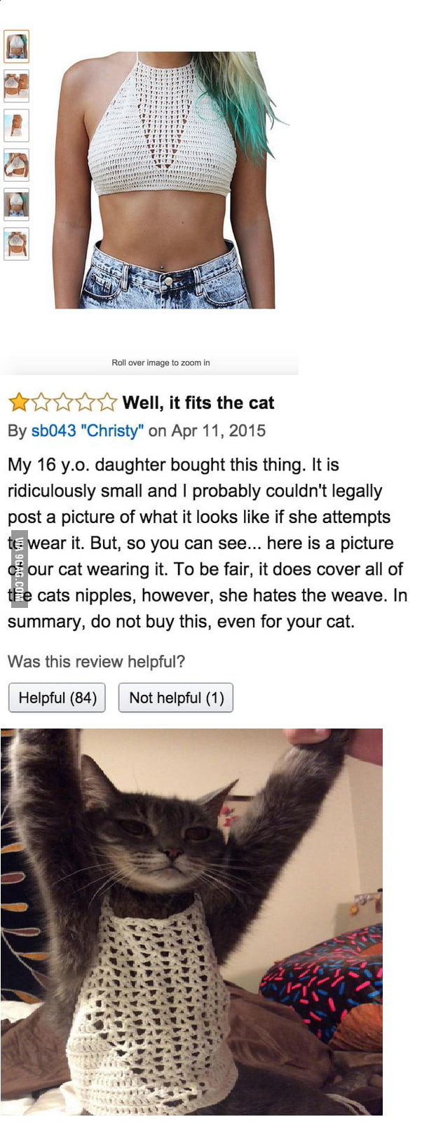 Well, it fits the cat ! - 9GAG