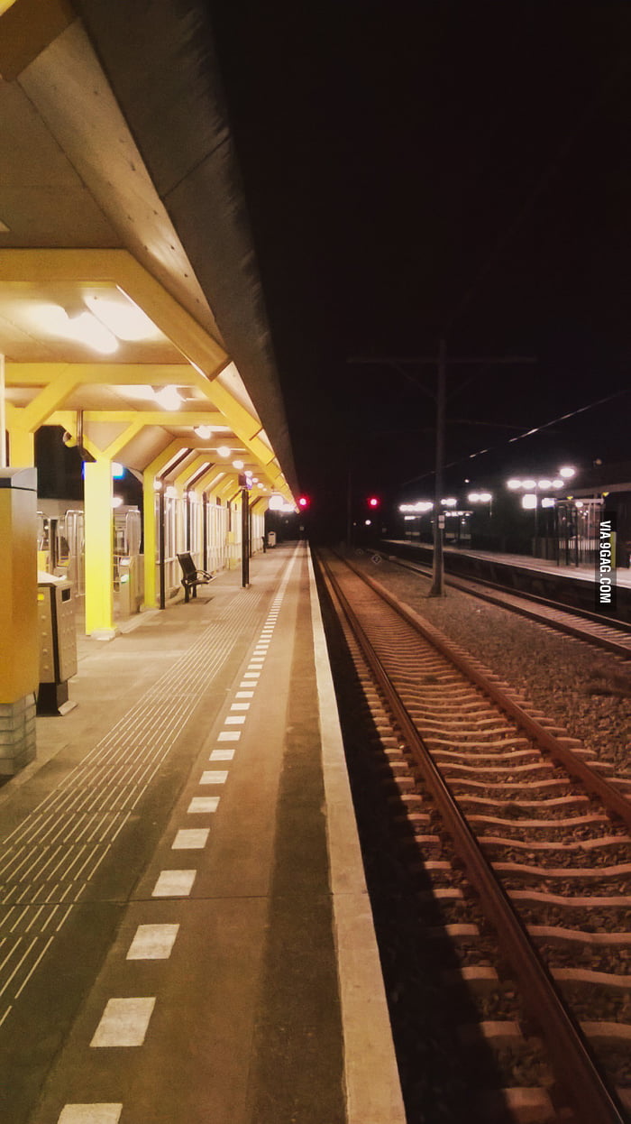 All alone on this creepy dark train station (and it's not the best ...
