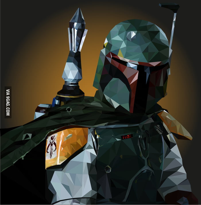 Boba Fett Low Poly - 9GAG