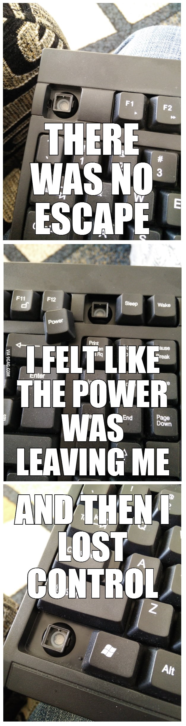 And then, bam! Snap back to reality.. - 9GAG