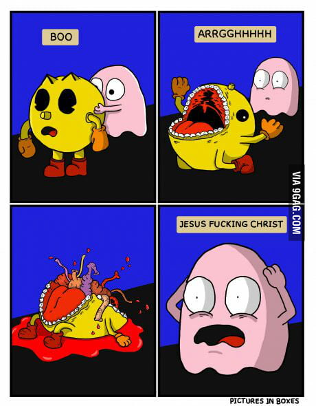 Pacman logic - 9GAG