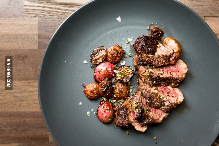 Steak and Radishes - 9GAG
