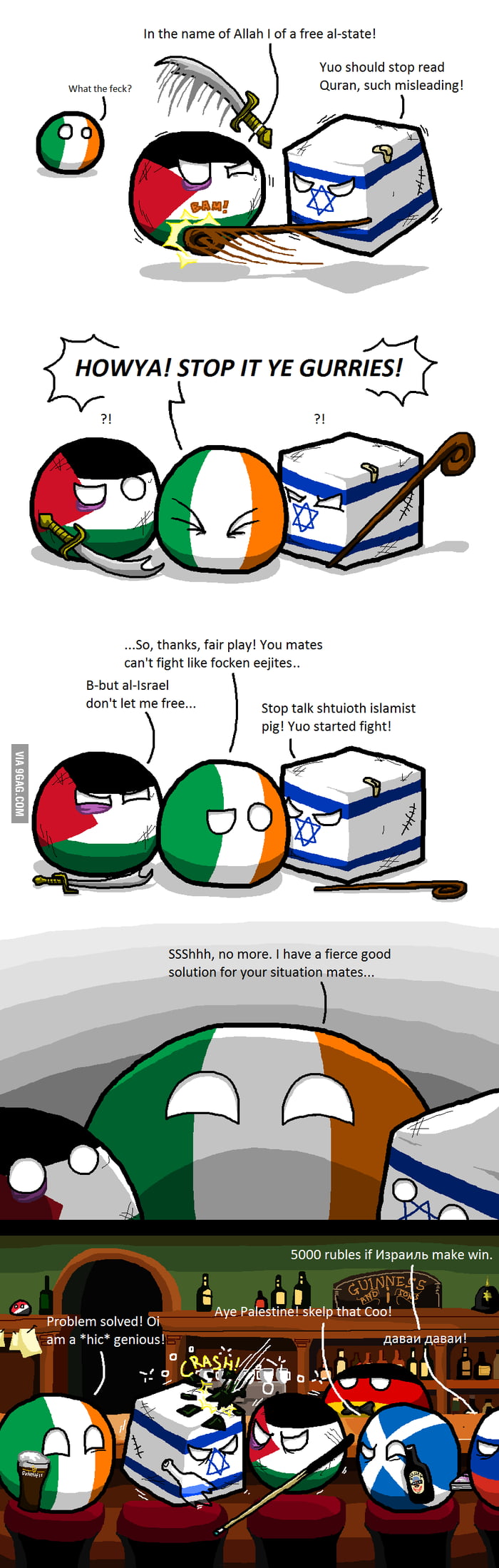 The Irish Way To Solve Problems - 9GAG