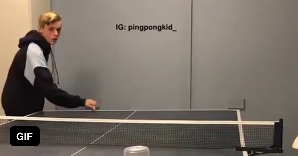 His ping pong skills are impressive - 9GAG