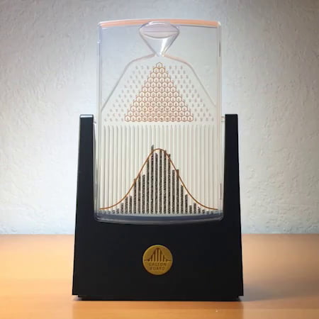 The Galton board - the concept of normal distribution - 9GAG