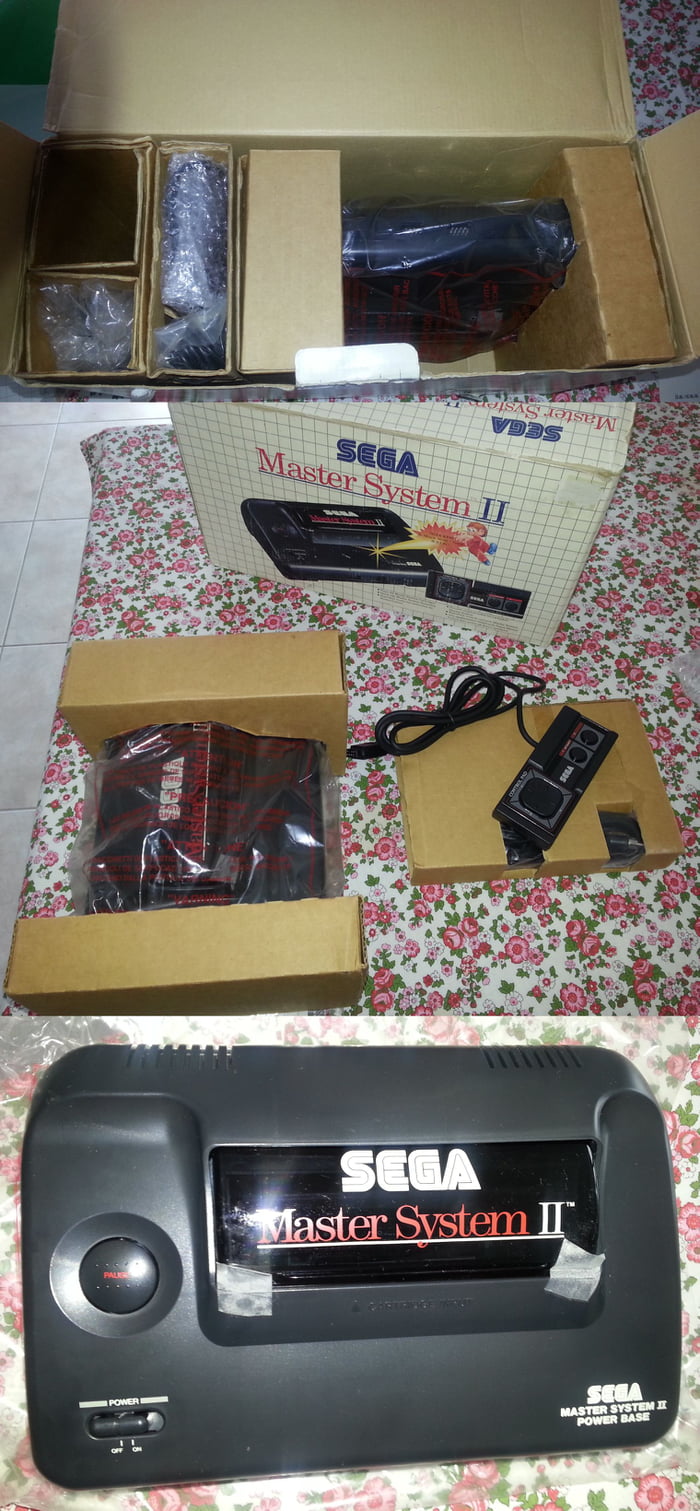 How a newly unboxed SEGA Master System 2 from 1990 looks.. - 9GAG