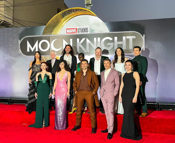 The cast of 'Moon Knight' at the premiere in Los Angeles - 9GAG