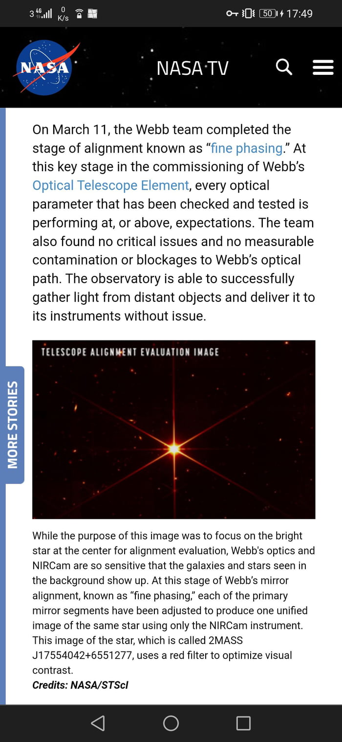 James Webb telescope team has reached a milestone in the mirrors ...