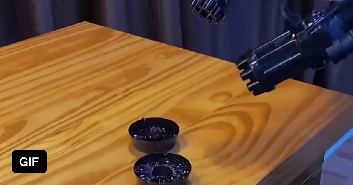 Bubble minigun. +100 bubbles, +50 distraction, -100 damage - 9GAG