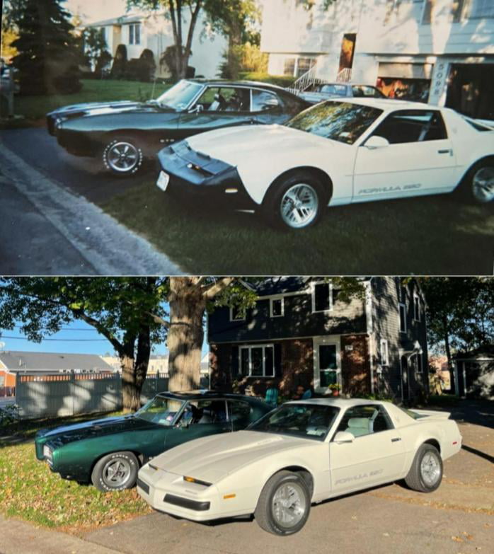 The same exact cars, 20+ years apart. - 9GAG