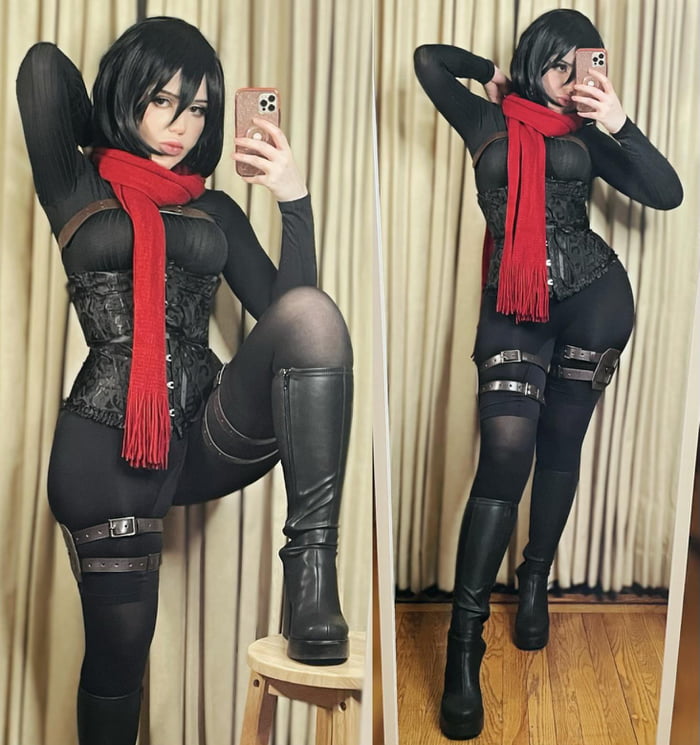 Mikasa cosplay by sailorscholar (self) - 9GAG