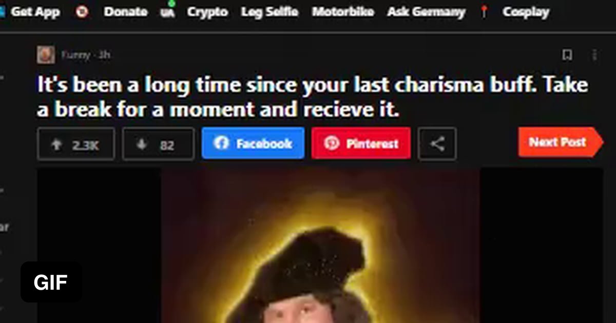 I stole this with my charisma buffs from @dorpingwolf (28 s) - 9GAG