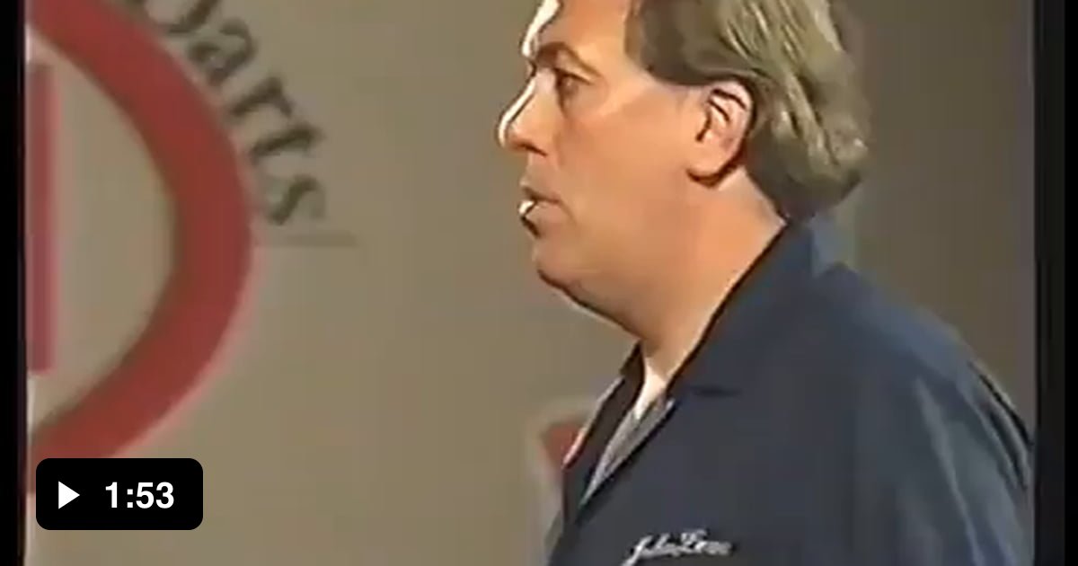 In 1984, John Lowe Achieved the First Ever Nine-Dart Finish in ...