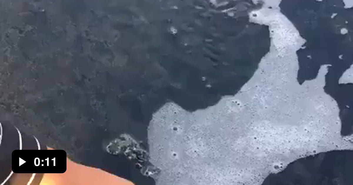Burning Bubbles on water - 9GAG