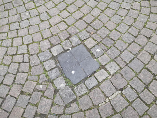 This is called „Spuckstein“. Google the story behind it but in the end ...