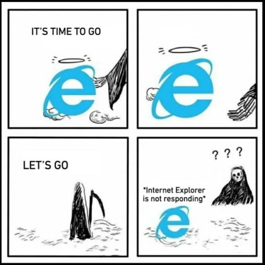 Goodbye IE. You will be a nostalgia. Even I've just used you for ...