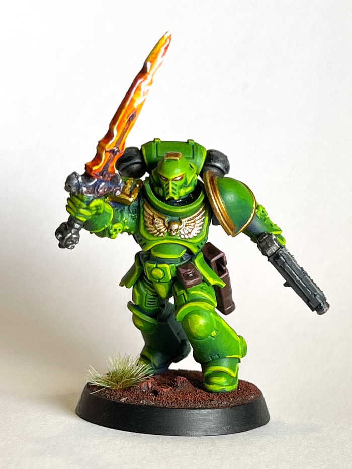 Finished my first mini after leaving the hobby 20 years ago. Reused an ...