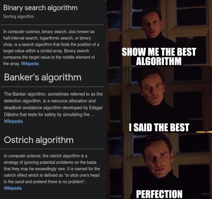 Oh yeah, the perfect algorithm. - 9GAG